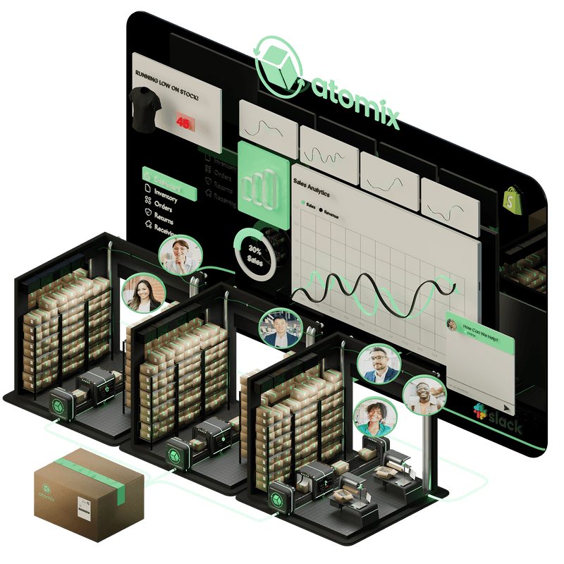 Atomix | How to Launch, Grow, Scale DTC Brand | 3PL Fulfillment Center